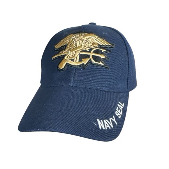 AceZone | Accessories | Us Navy Seals Baseball Cap Embroidered Blue ...